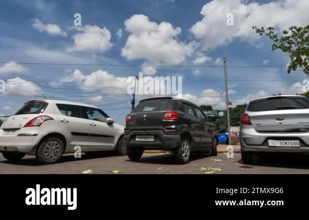 Shot cars parked in row Stock Videos & Footage - HD and 4K Video Clips ...
