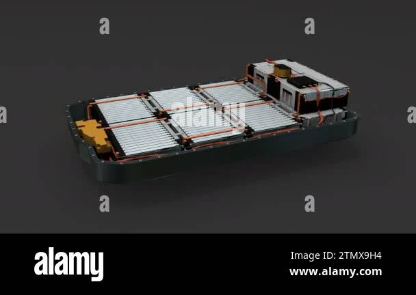Artist rendering EV battery pack, Electric vehicle Lithium-Ion Stock ...