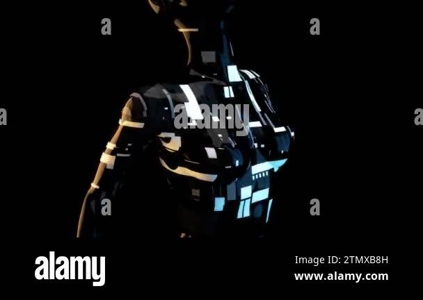 Android woman - Animation Stock Video Footage - Alamy
