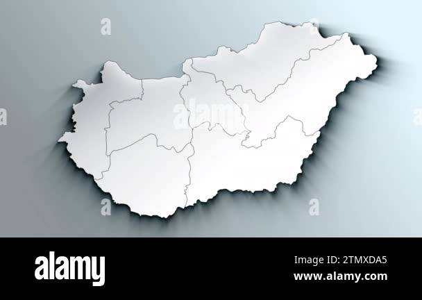 Administrative map hungarian regions Stock Videos & Footage - HD and 4K ...