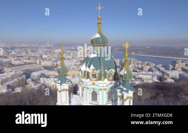 Saint Andrews Church in Kiev on the Andriyivsky Descent was built in ...