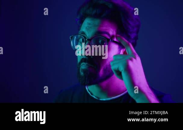 Indian Man Developer Coder Internet Technology Smart Specialist Hacker Clever Coding Worker