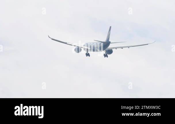 PHUKET, THAILAND - FEBRUARY 13, 2023: Rear view of Aircraft Airbus A330 ...
