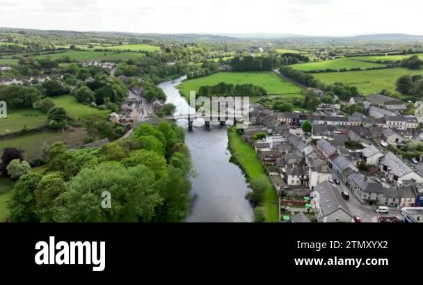 A beautiful old town in Ireland on the River Nore. Thomastown lies on ...