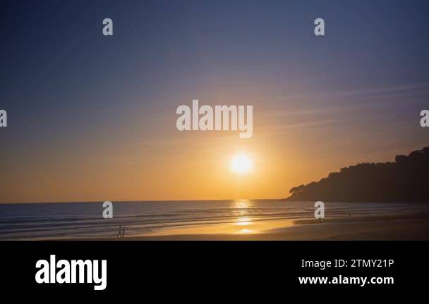 time lapse golden sky at sunset. Gradient color. Sky texture, abstract ...