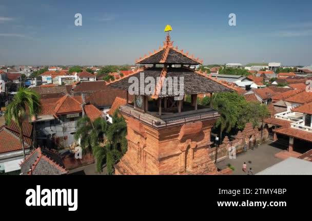 Kudus, Indonesia. August 25, 2022. Aerial view of Masjid Al Aqsha ...