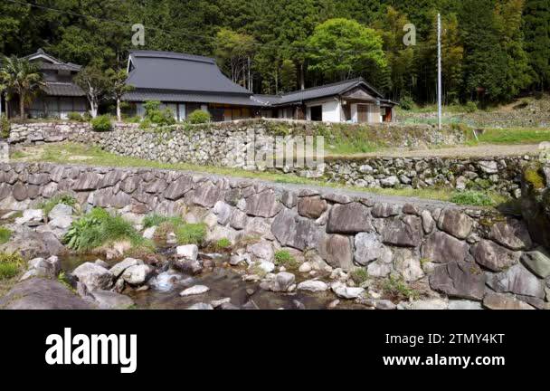 Traditional japanese house stone wall Stock Videos & Footage - HD and ...