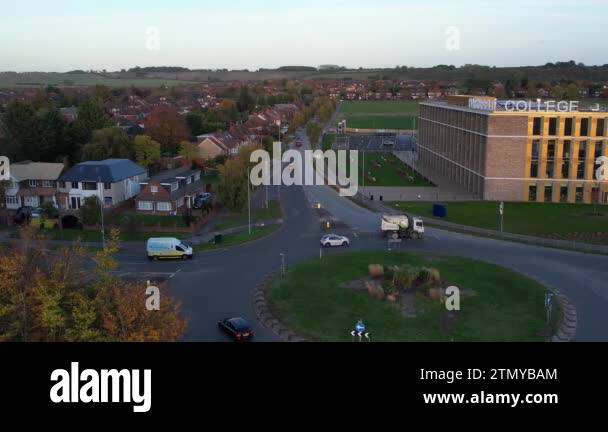 Beautiful Aerial View of Barnfield College for Higher Education at ...