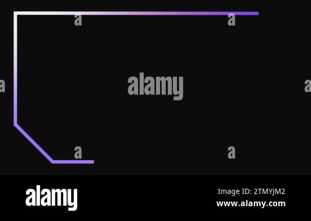 Opening credit or ending credit element animation in 4K 60fps. Lower ...