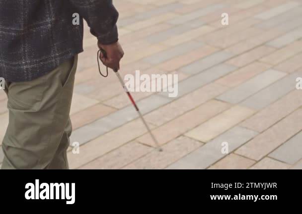 Man using walking stick Stock Videos & Footage - HD and 4K Video Clips ...