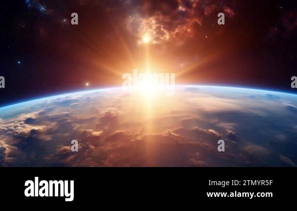Sun in space horizon Stock Videos & Footage - HD and 4K Video Clips - Alamy