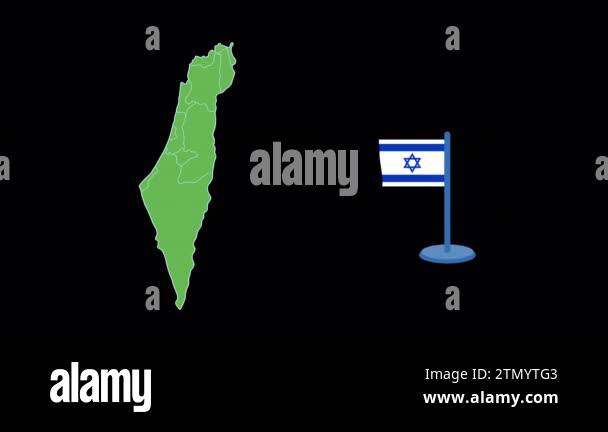 Flag map of israel Stock Videos & Footage - HD and 4K Video Clips - Alamy