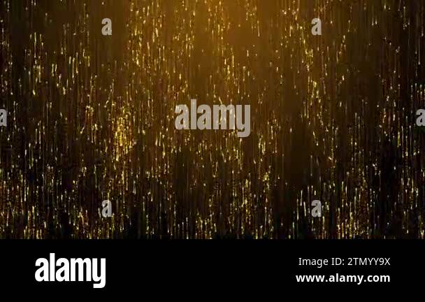 golden yellow light particle motion abstract on 3d background golden ...