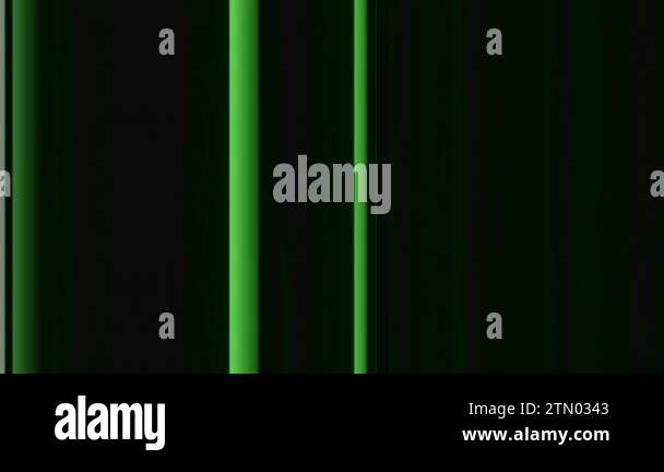 Glitch transition. Digital noise. Transmission interference. Green ...