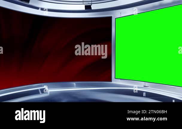 The Power of Virtual TV Studio in Broadcasting Stock Video Footage - Alamy