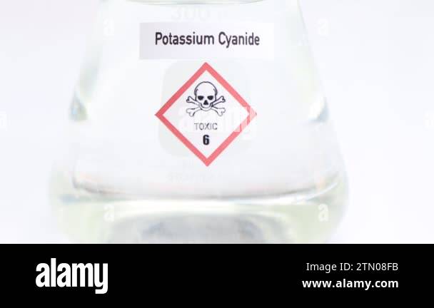 Potassium Cyanide Solution, Hazardous chemicals and symbols on ...