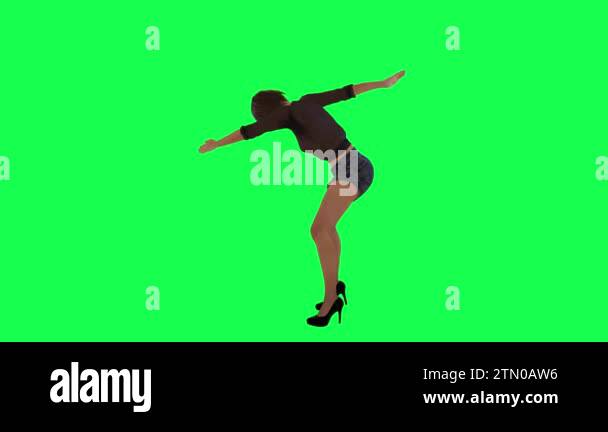 Beautiful German woman dancing to cheer her favorite basketball team ...