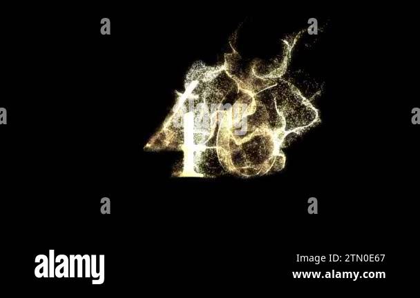 Golden number 46 from particles, numbering, forty six, golden numbers ...