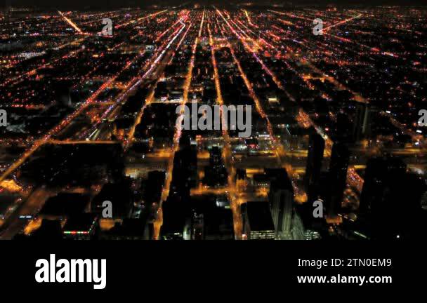Chicago aerial night Stock Videos & Footage - HD and 4K Video Clips - Alamy