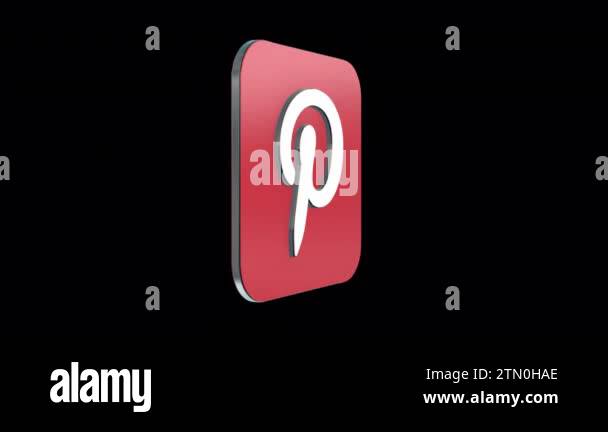Take Your Project to New Heights with a Pinterest 3D Logo Animation, 3D ...