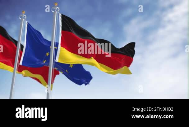 Flags germany european union Stock Videos & Footage - HD and 4K Video ...