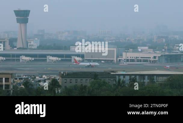 India International Airport Radar Traffic Control Tower. Air Traffic ...