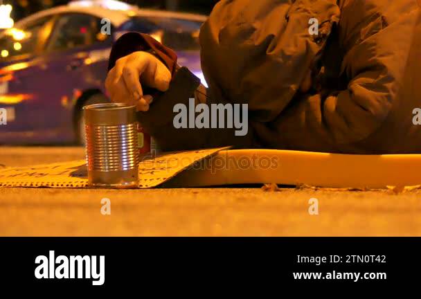 Homeless man sleeping street Stock Videos & Footage - HD and 4K Video ...