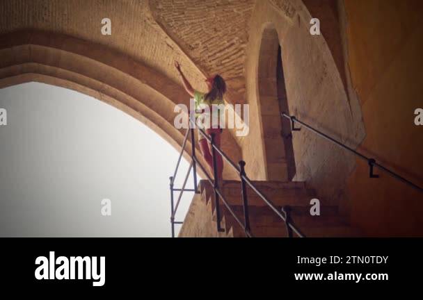 Girl exploring castle Stock Videos & Footage - HD and 4K Video Clips ...