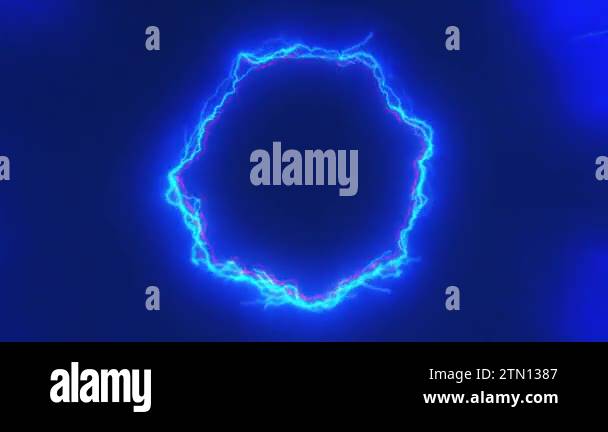 Electric Thunder Strikes Kinetic Action Fx/ 4k animation of a dynamic ...