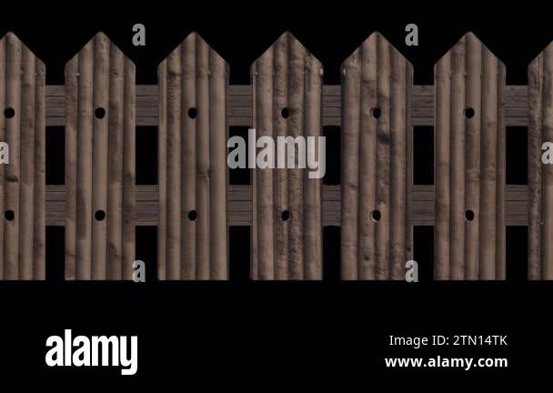 Incredible Animated Wooden Fence with Alpha Channel, A Feast for the ...