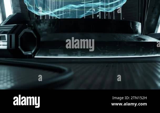 Big data neural network progress, AI brain digitalization concept ...