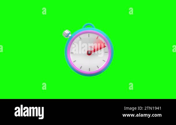 Alarm Clock / Clock / Watchtime / Timer Animated with markers of time ...