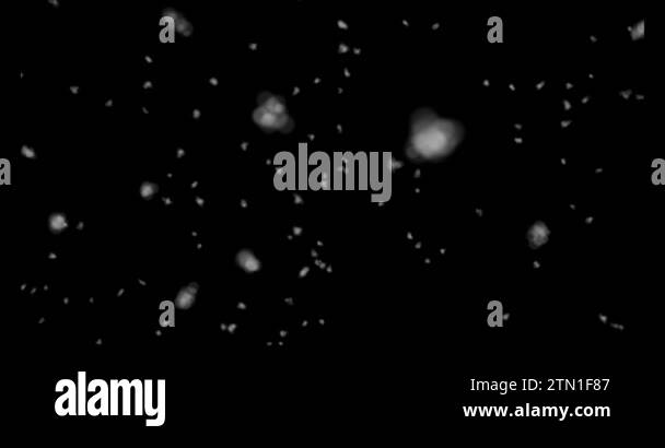 Snow Falling Cloudlet Realistic Flurry Snowfall Visual Effects Green ...