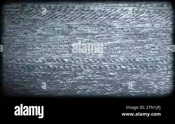 Black and white CRT TV screen. Effect of an old TV with a kinescope ...