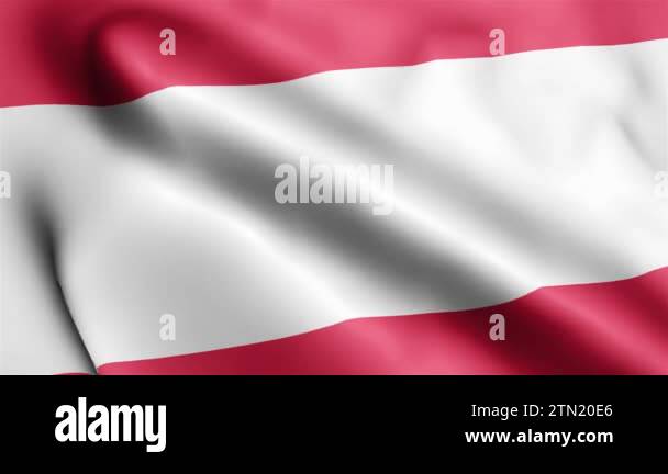Austria Flag video waving in wind. Austria Flag Wave Loop waving in ...