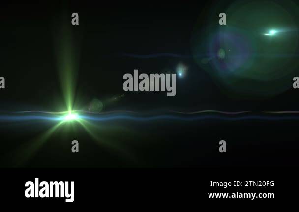4K Abstract Motion Background With Lens Flares Stock Video Footage - Alamy