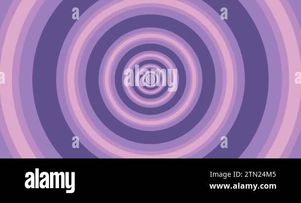 Flying through optical illusion of circles creating abstract tunnel ...