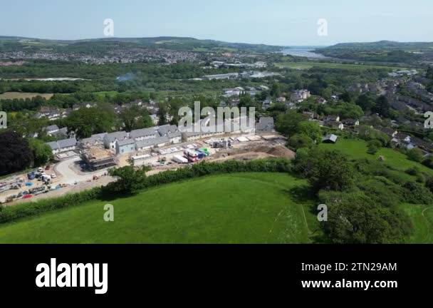 Newton Abbot, South Devon, England: DRONE AERIAL VIEWS: A new build ...