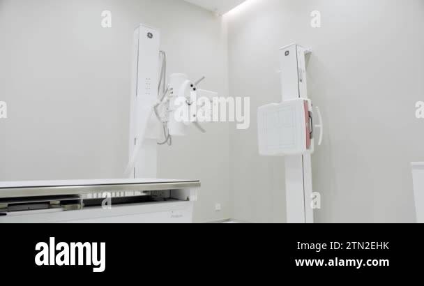 Modern X-ray room, X-Ray Machine. Study of the human body. X-ray ...