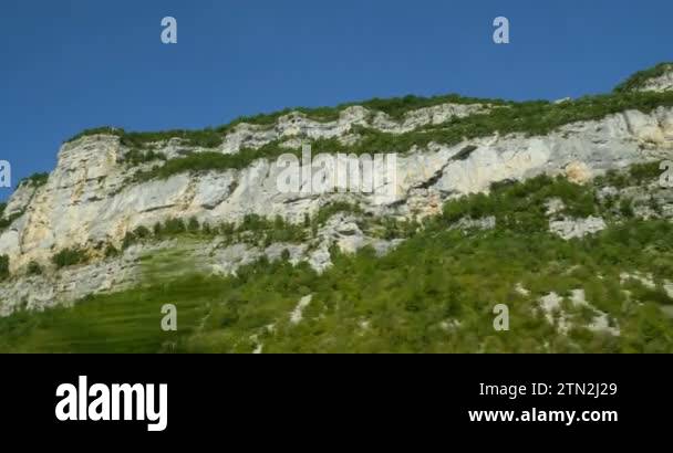Looking above to the beautiful French Jura Mountains - Massif du Jura ...