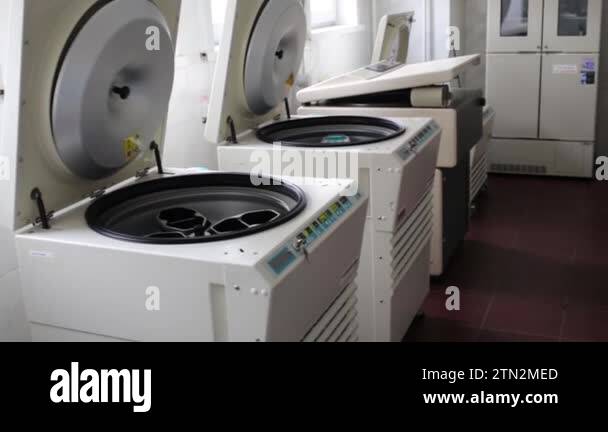 laboratory of Blood donor center Stock Video Footage - Alamy