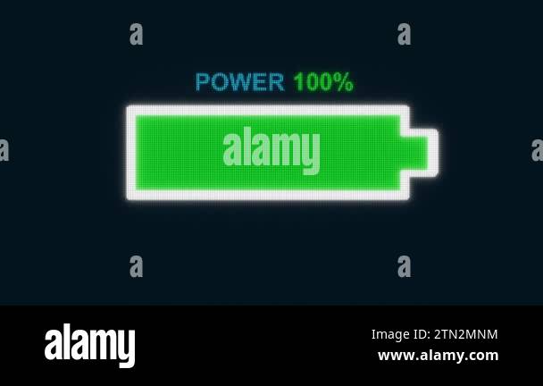 Battery power consumption, energy level decreased. Battery power ...