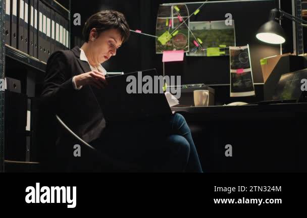 Detective evaluates confidential police files to undertake ...