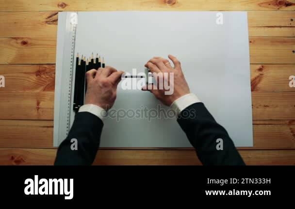 Man sharpening pencil Stock Videos & Footage - HD and 4K Video Clips ...