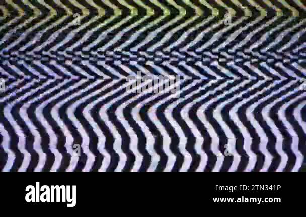 TV static, noise, no signal. Distortion waves, grained television ...