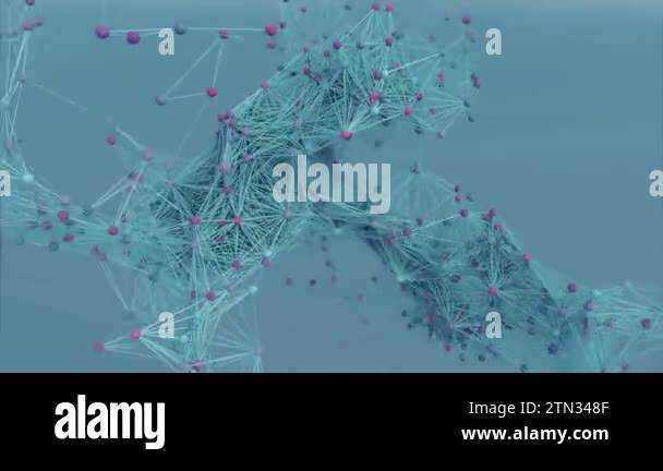 Exploring AI Networks: Abstract 4K Animation. Visual Metaphor for the Intricacy of Artificial ...