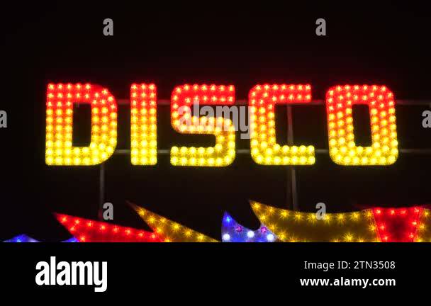 Disco neon sign 4k Stock Videos & Footage - HD and 4K Video Clips - Alamy