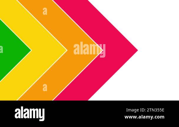 Animated color background from strips. Decorative multicolor arrows ...