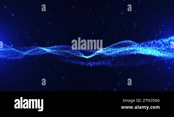 Abstract particle waves, background lights, futuristic digital background c waving smooth lines ...