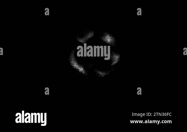 Shockwave particle explosion animation motion graphic abstract effect ...